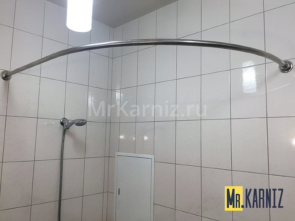 Установка карниза для ванной MrKARNIZ