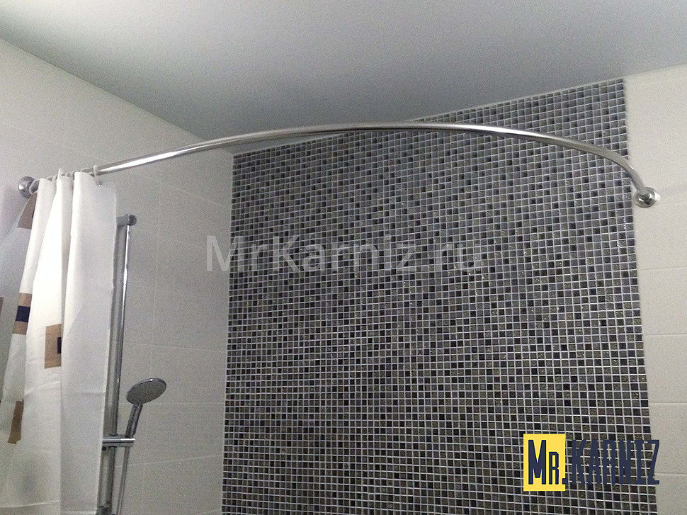 Установка карниза для ванной MrKARNIZ