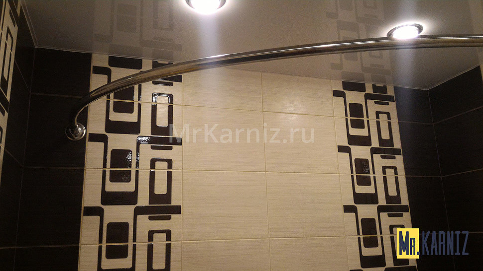 Установка карниза для ванной MrKARNIZ